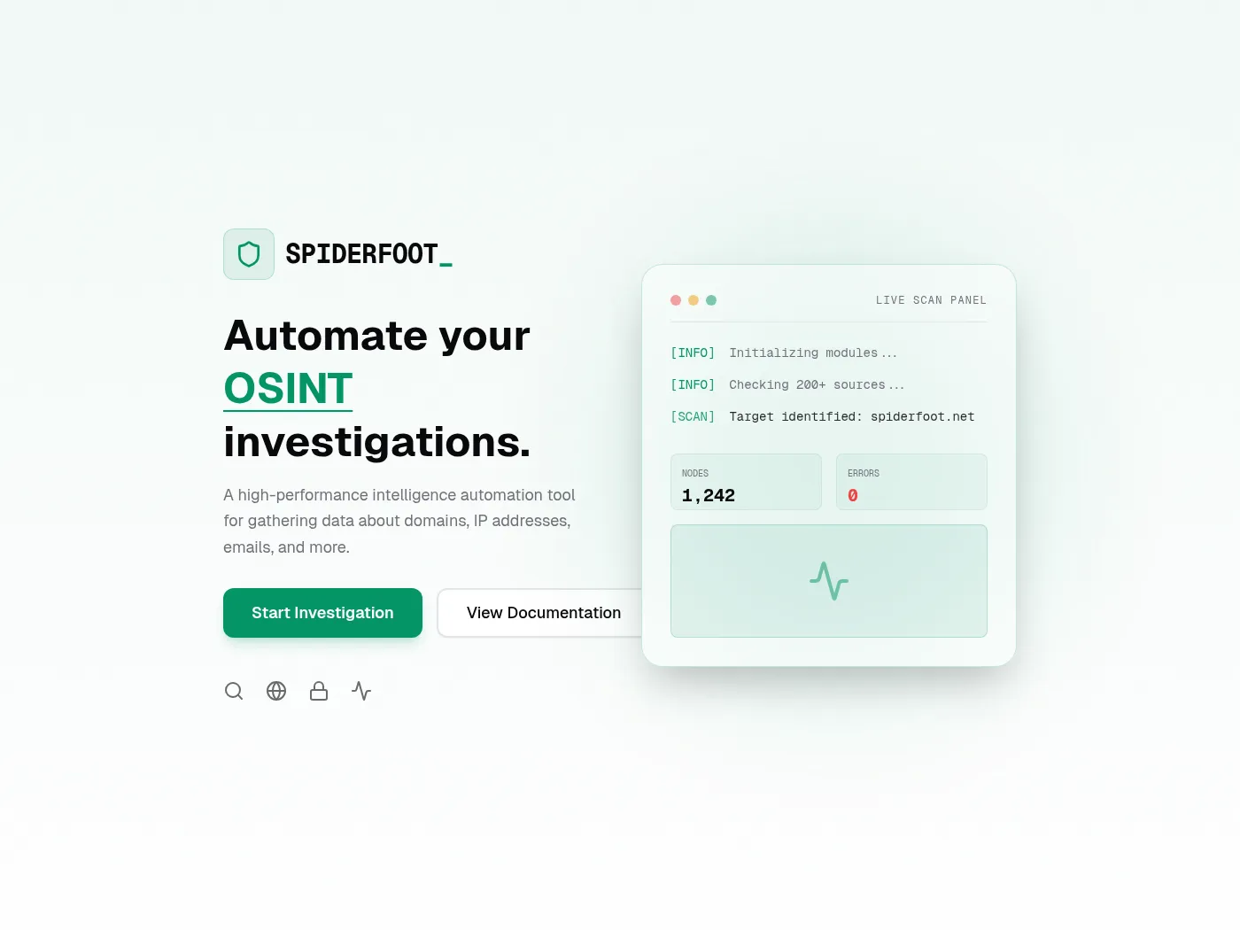 Spiderfoot Web Client