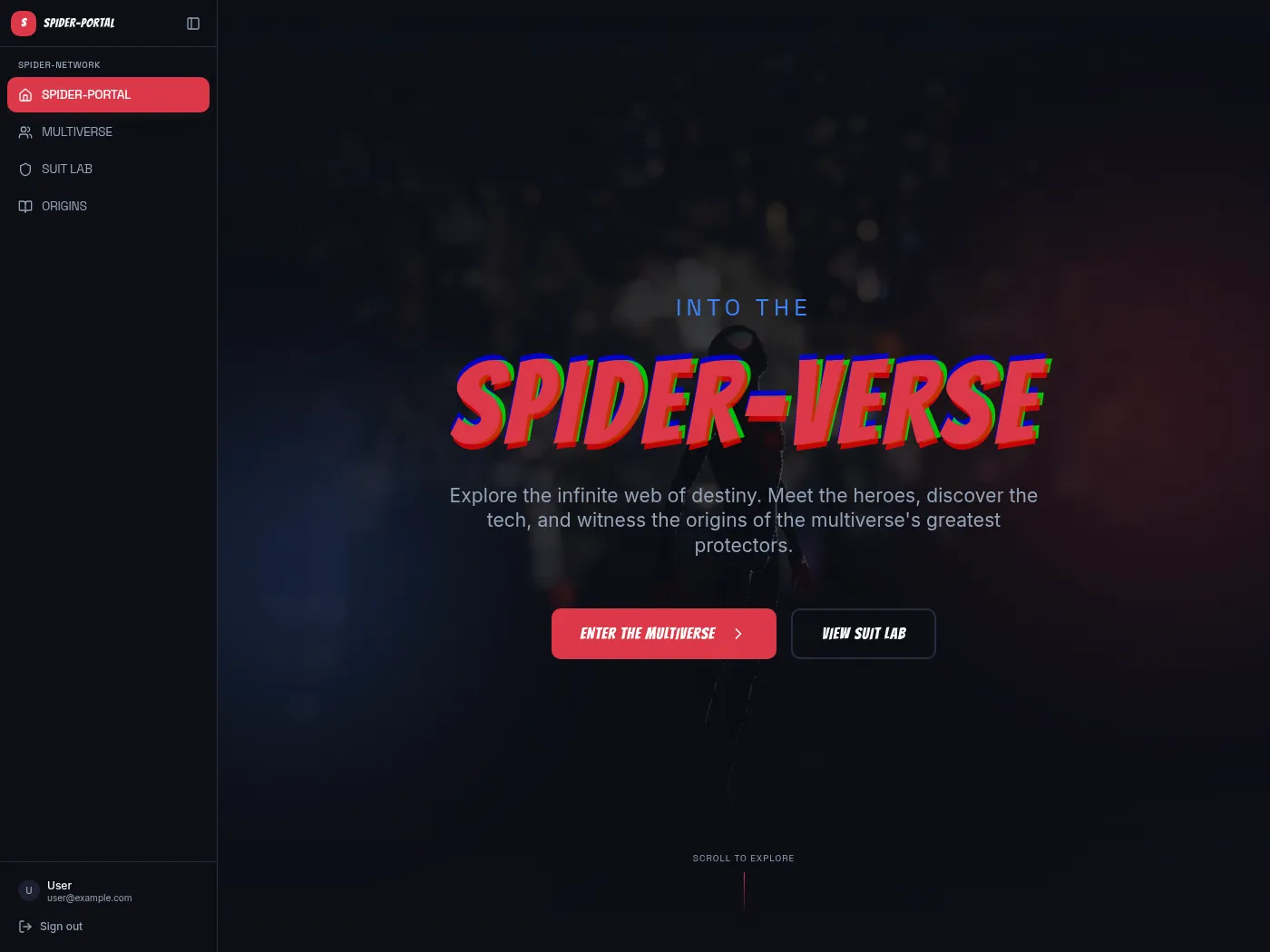 Spiderman Fan Portal