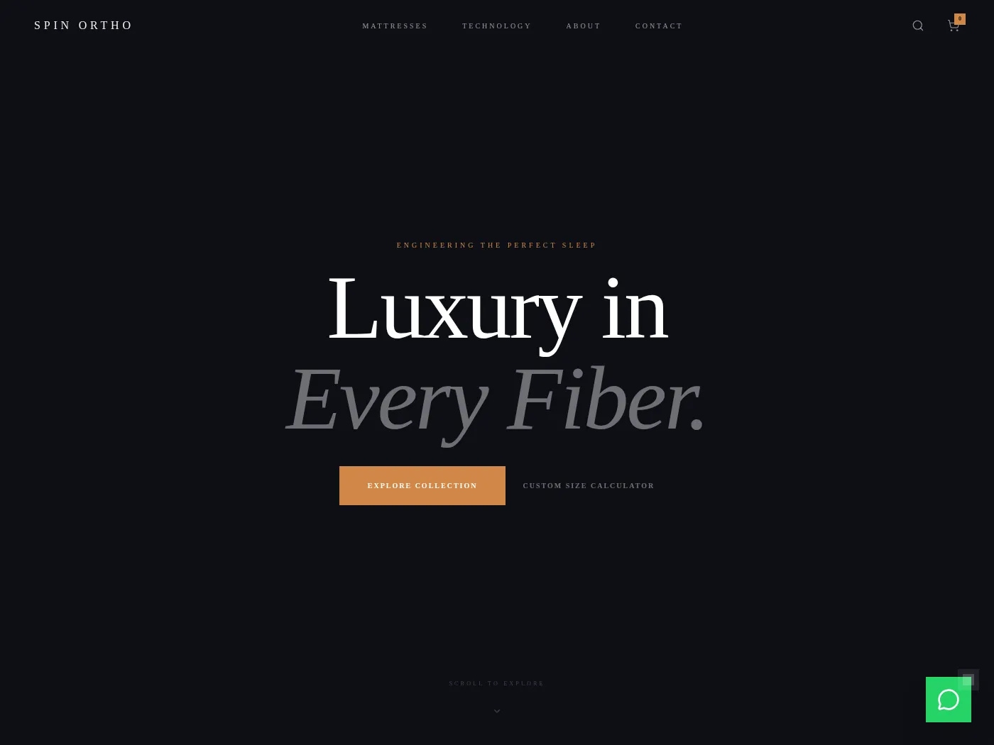 Spin Ortho Luxury Frontend