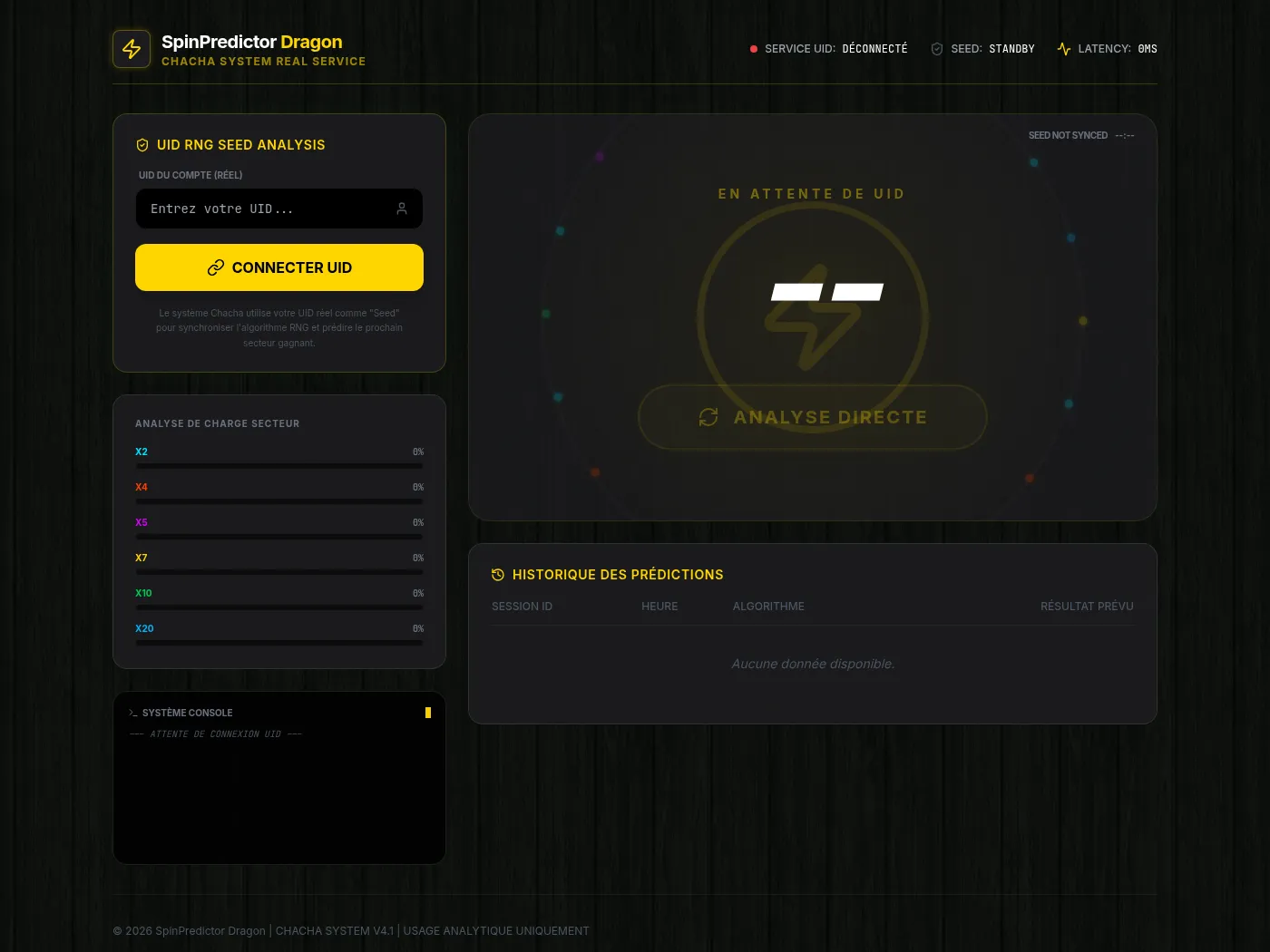 SpinPredictor Live