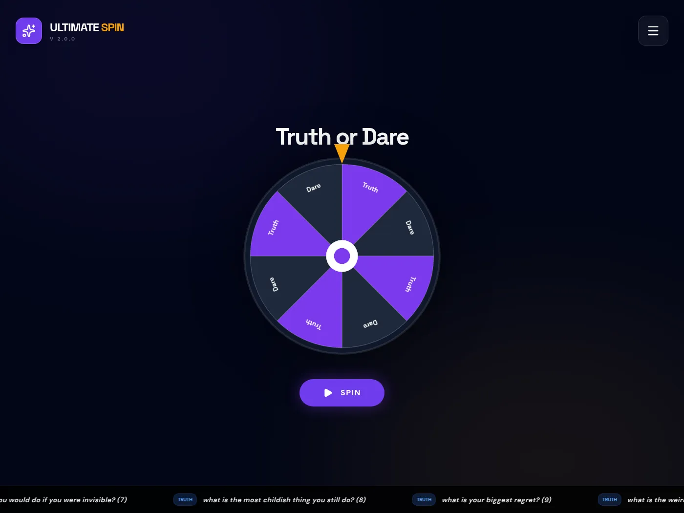 Spin Wheel App