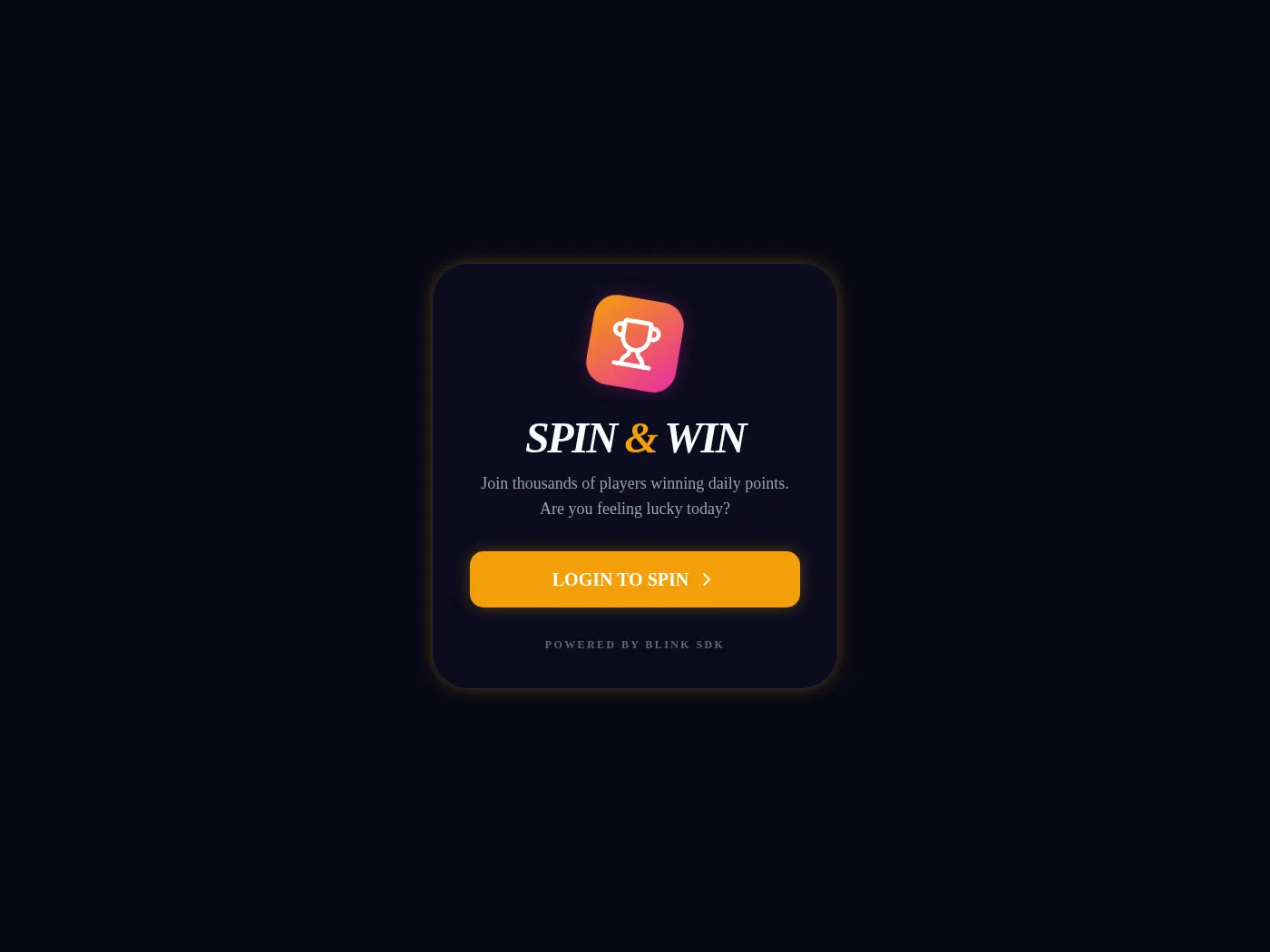 Spin & Win Game