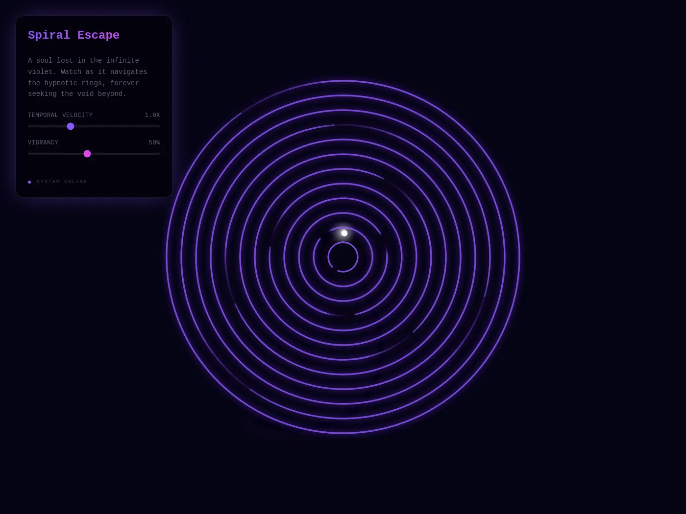 Hypnotic Spiral Maze