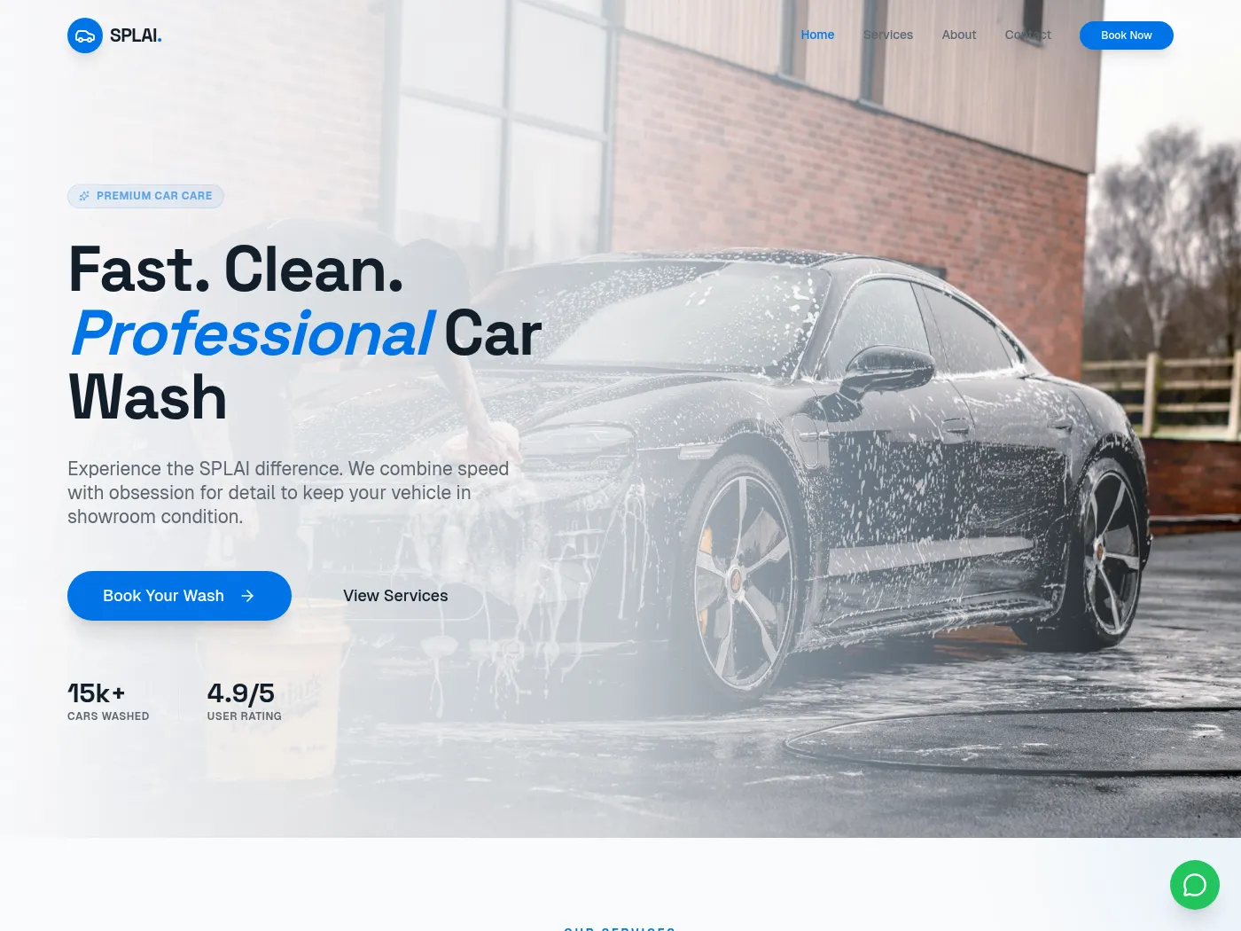 SPLAI Car Wash Web