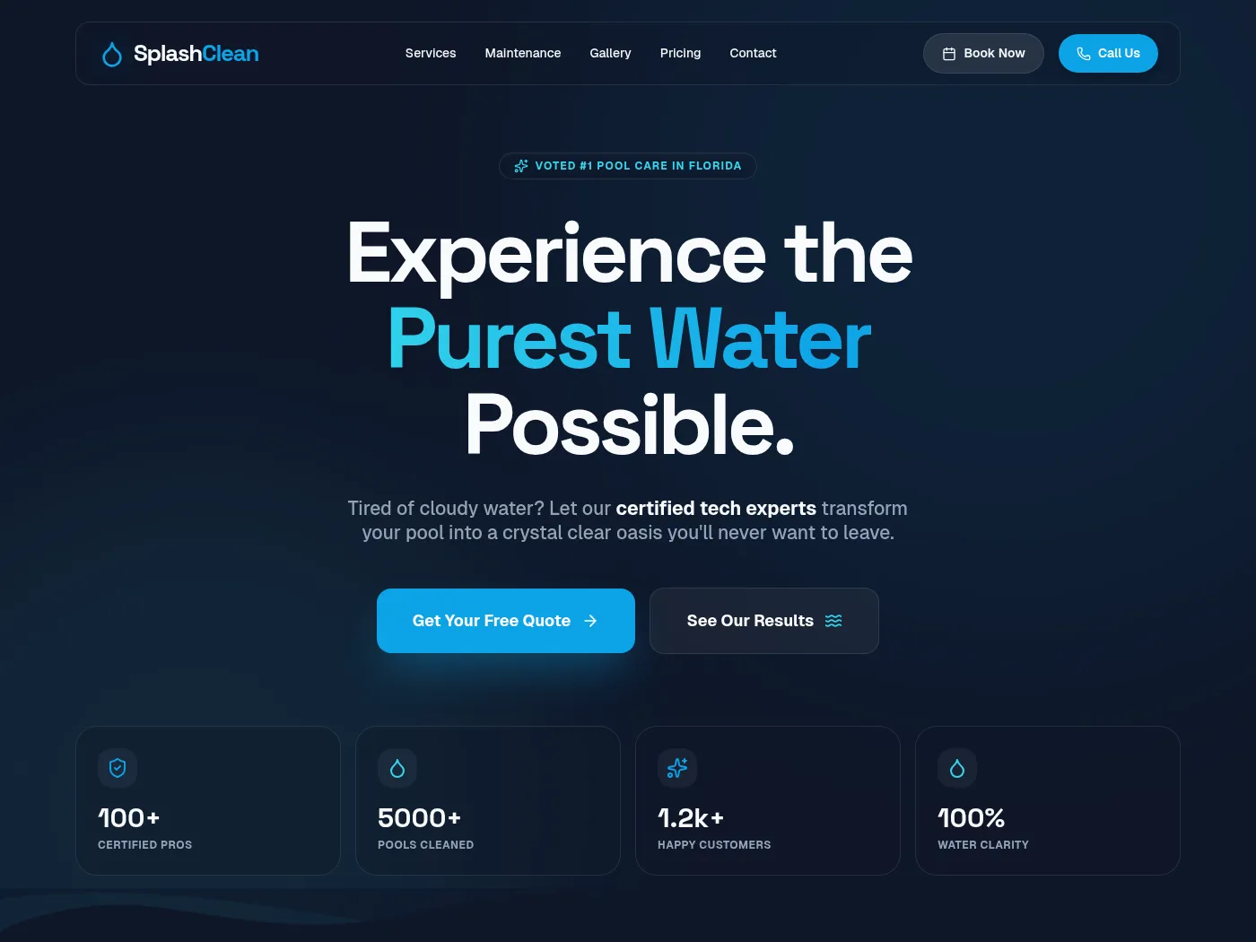 SplashClean Intro Banner