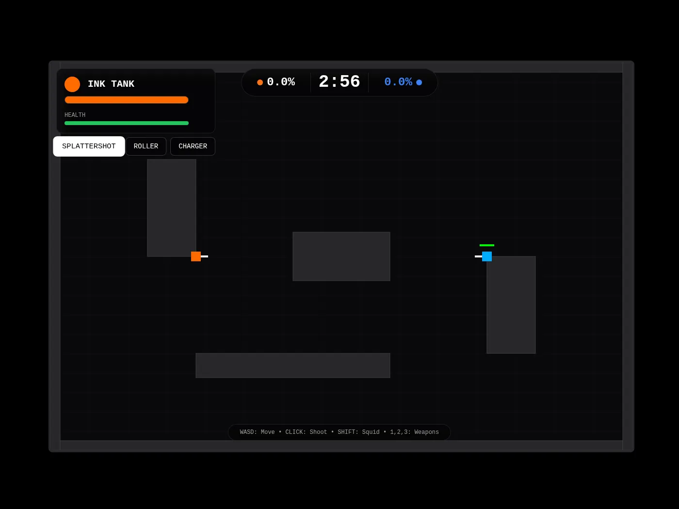 Pixel Splatoon Arena