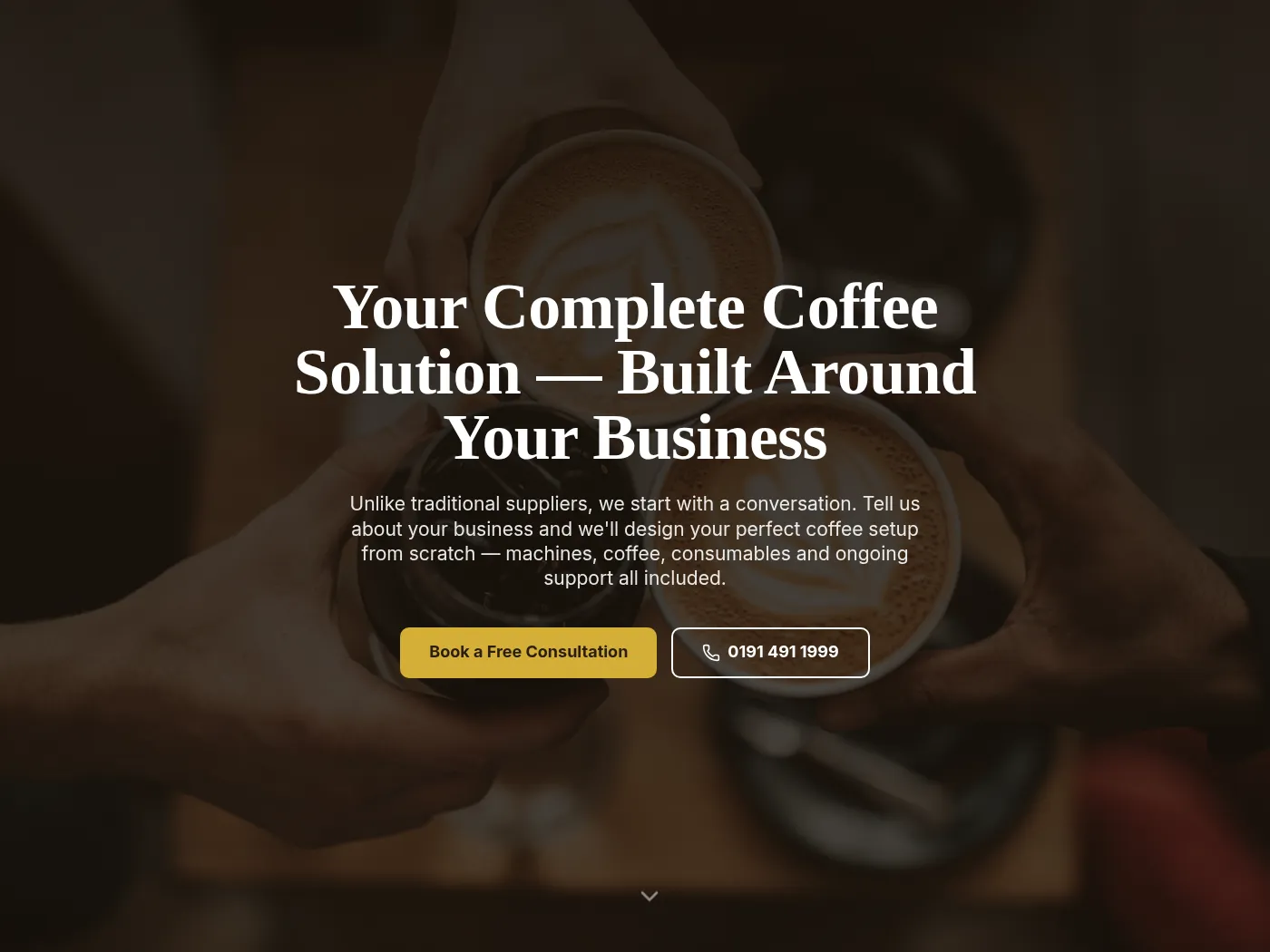 Split Bean Landing Page