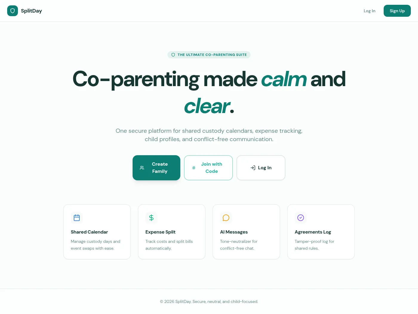 SplitDay Parenting Suite