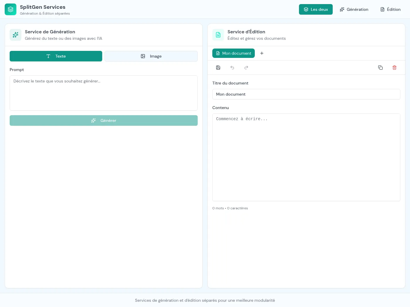 SplitGen Services