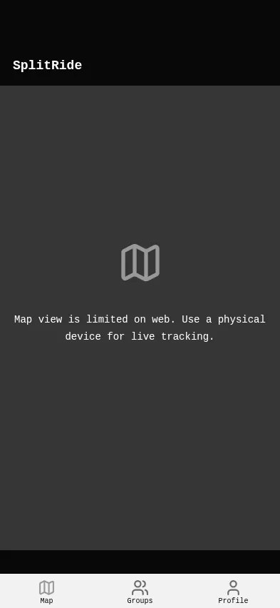 SplitRide Tracker