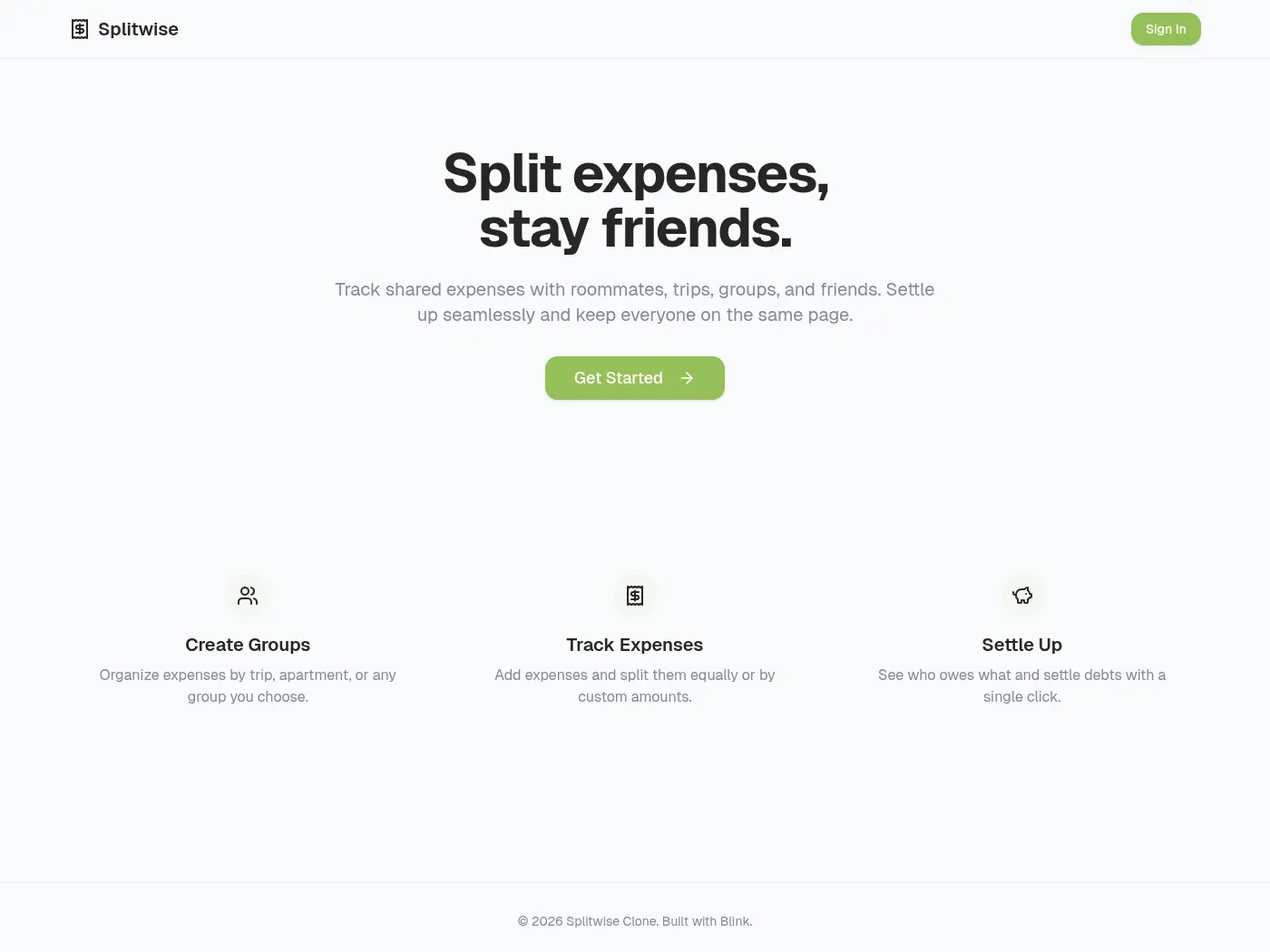 Splitwise Clone
