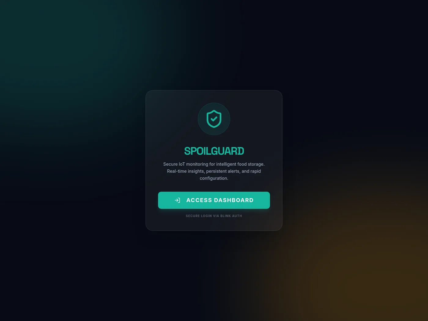 SpoilGuard Dashboard