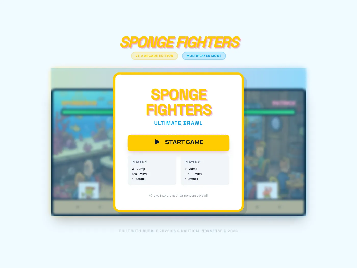 SpongeFighters Game