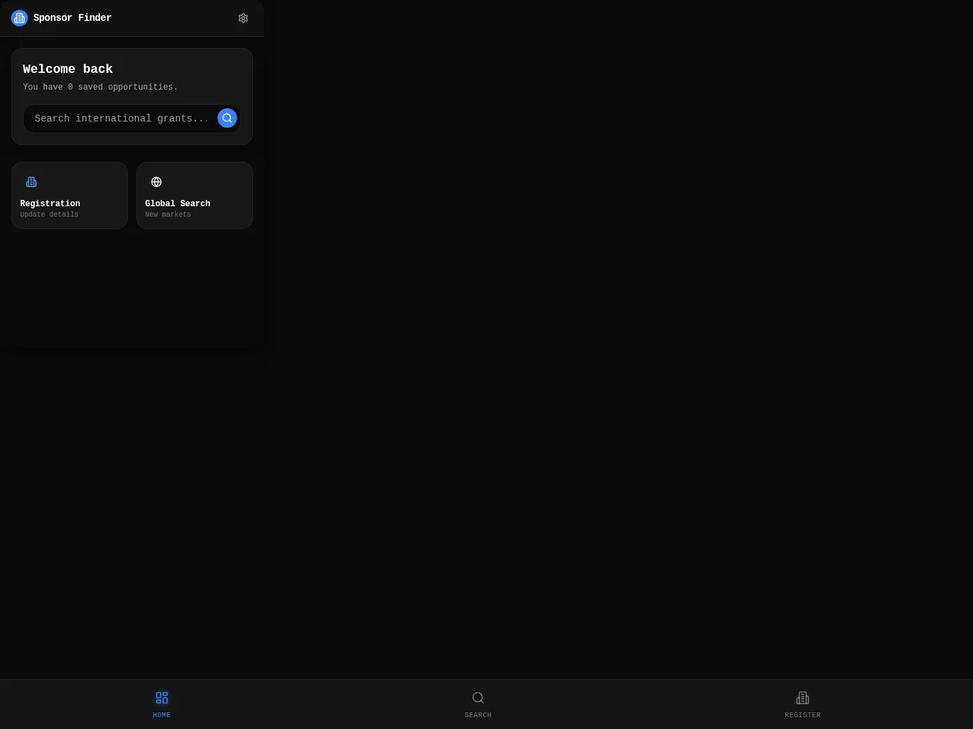 Sponsorship Finder Extension
