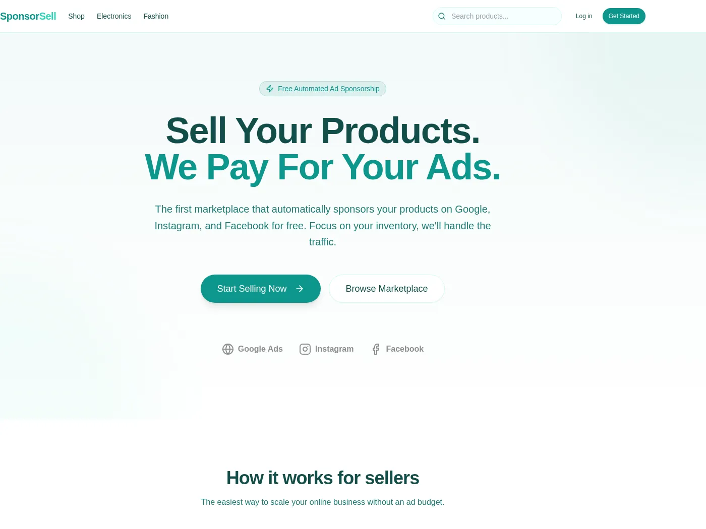 SponsorSell Marketplace