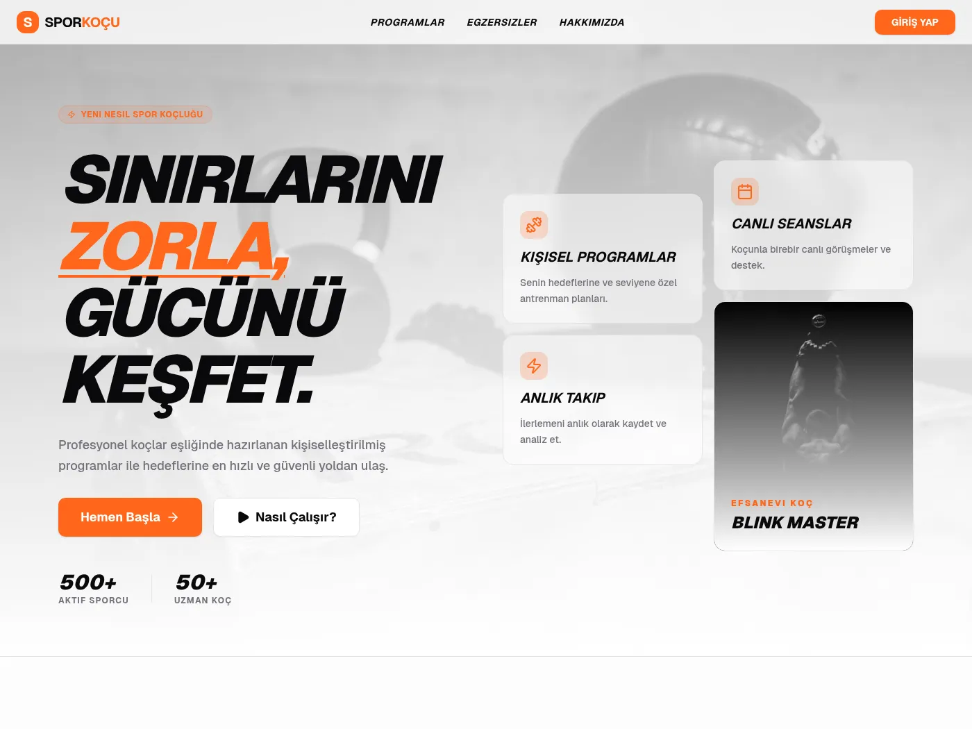 Spor Koçu Platformu