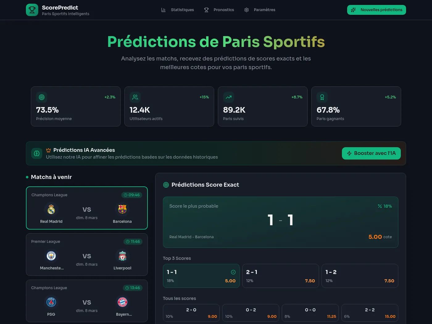 Exact Score Sports Bets