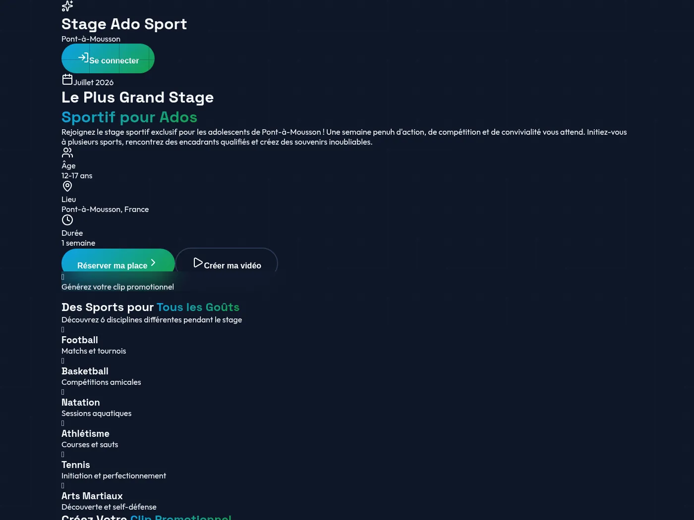 Stage Ado Sport Clip