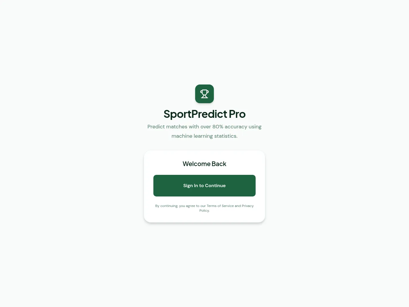 SportPredict Pro