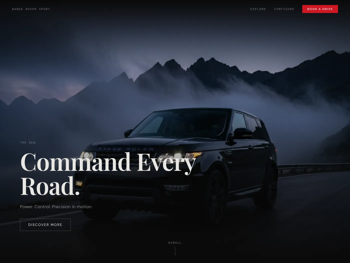 Sport Rover Launch Page
