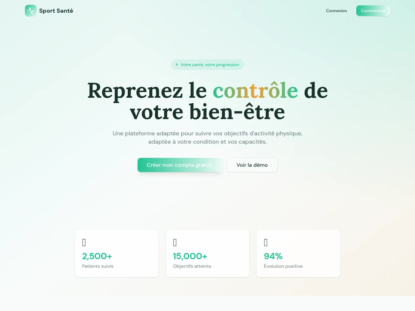 Sport Santé Tracker