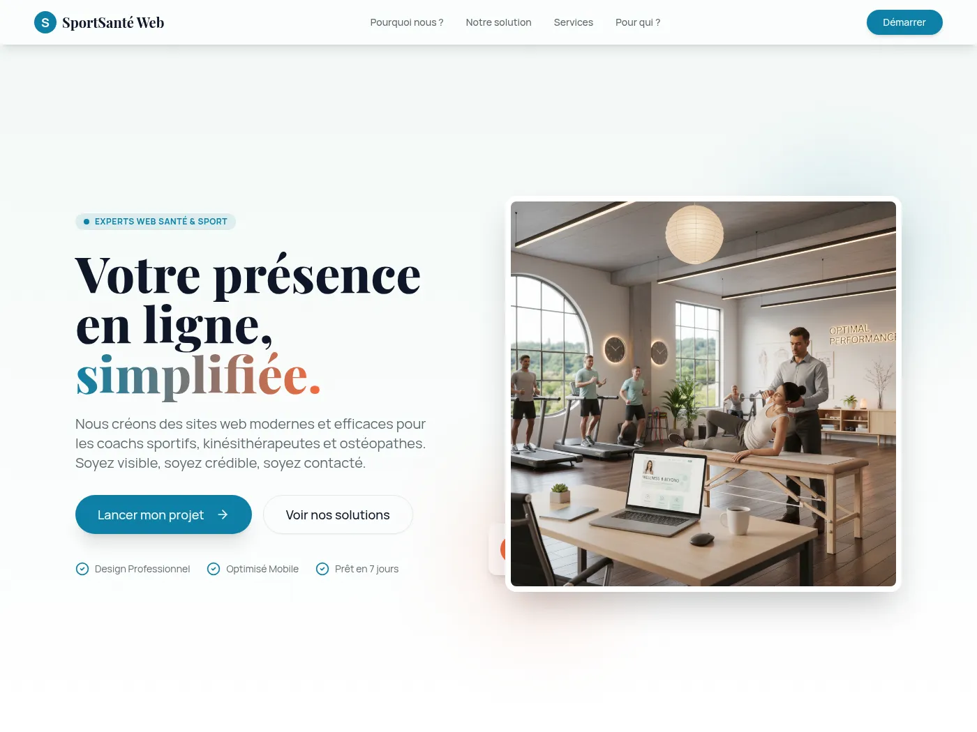 Sport Santé Web Pro