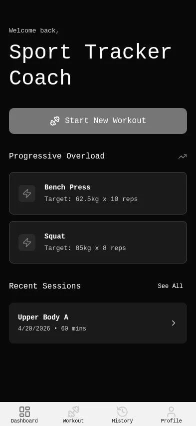 Sport Tracker Coach
