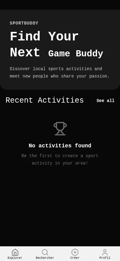 SportBuddy Finder