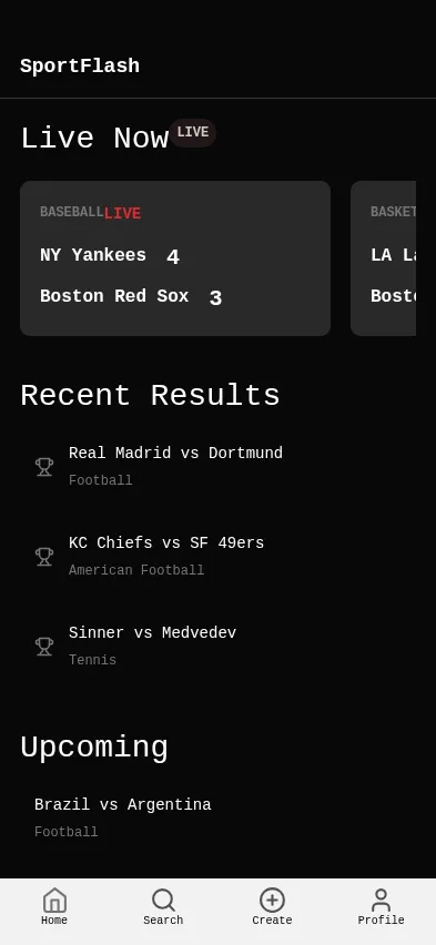 SportFlash Results
