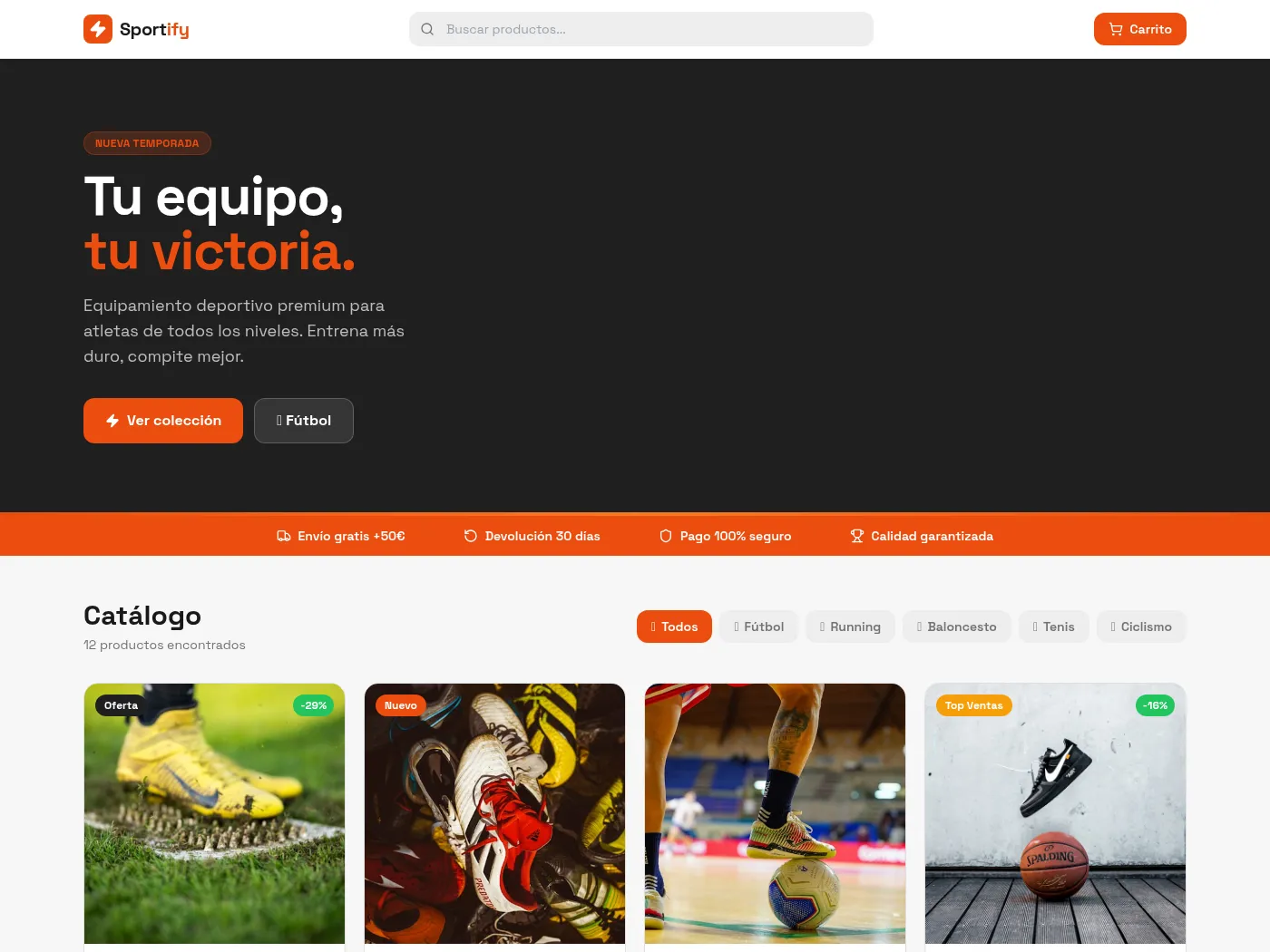 Sportify Shop