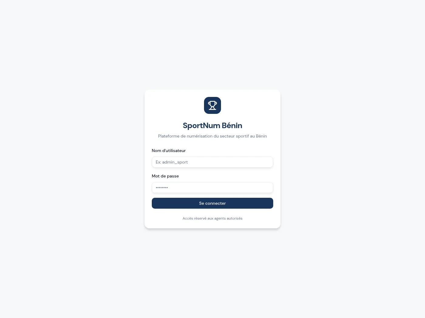 SportNum Bénin Plateforme