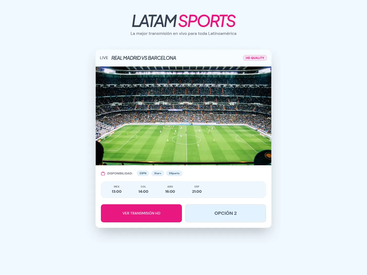 Admin Sports TV Panel