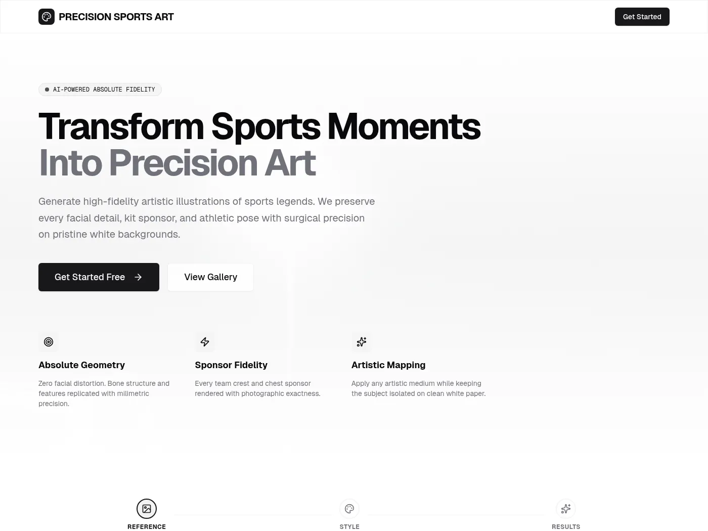 Precision Sports Art AI