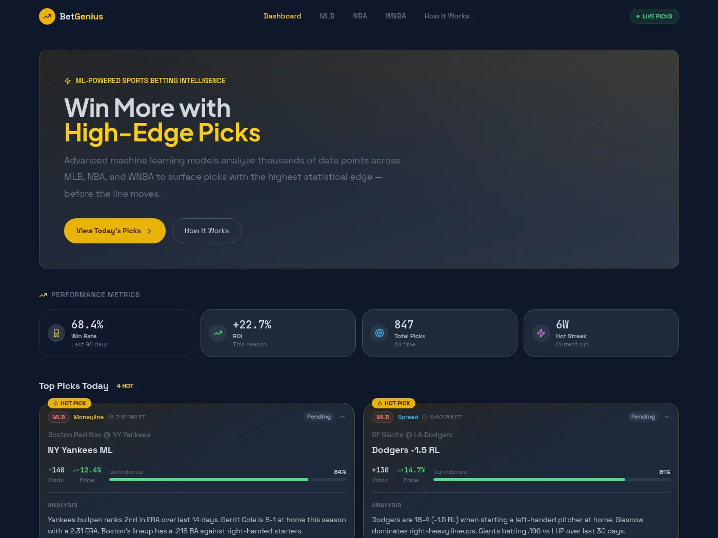 BetGenius Sports Assistant