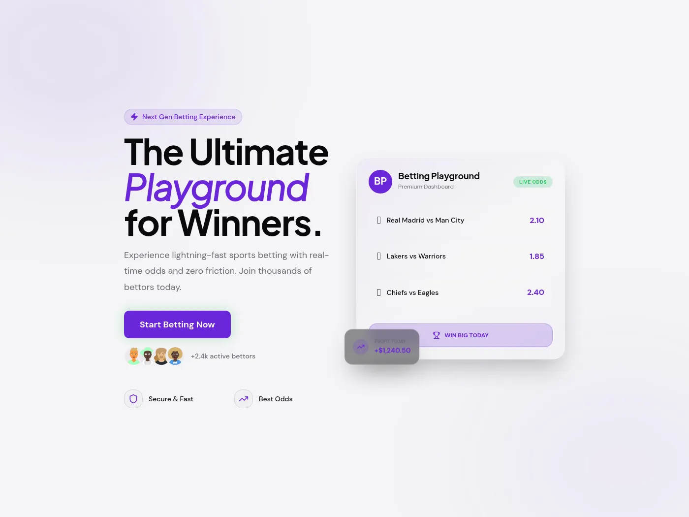 Betting Playground