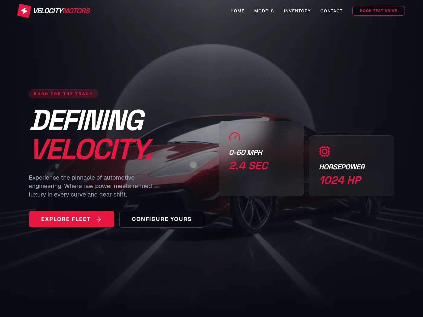 Velocity Motors Web