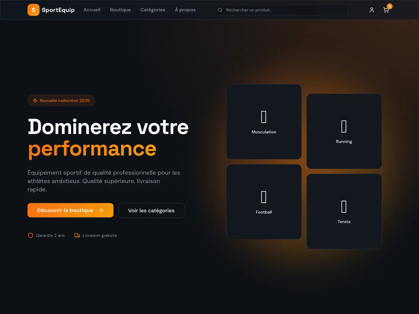 SportEquip Shop