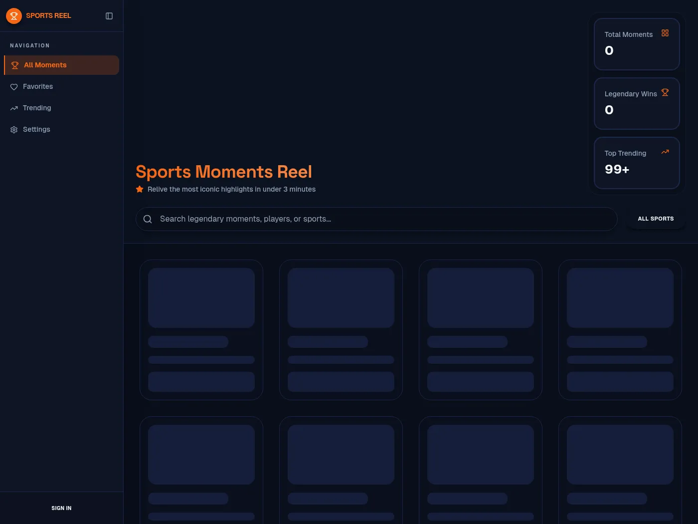 Sports Moments Reel