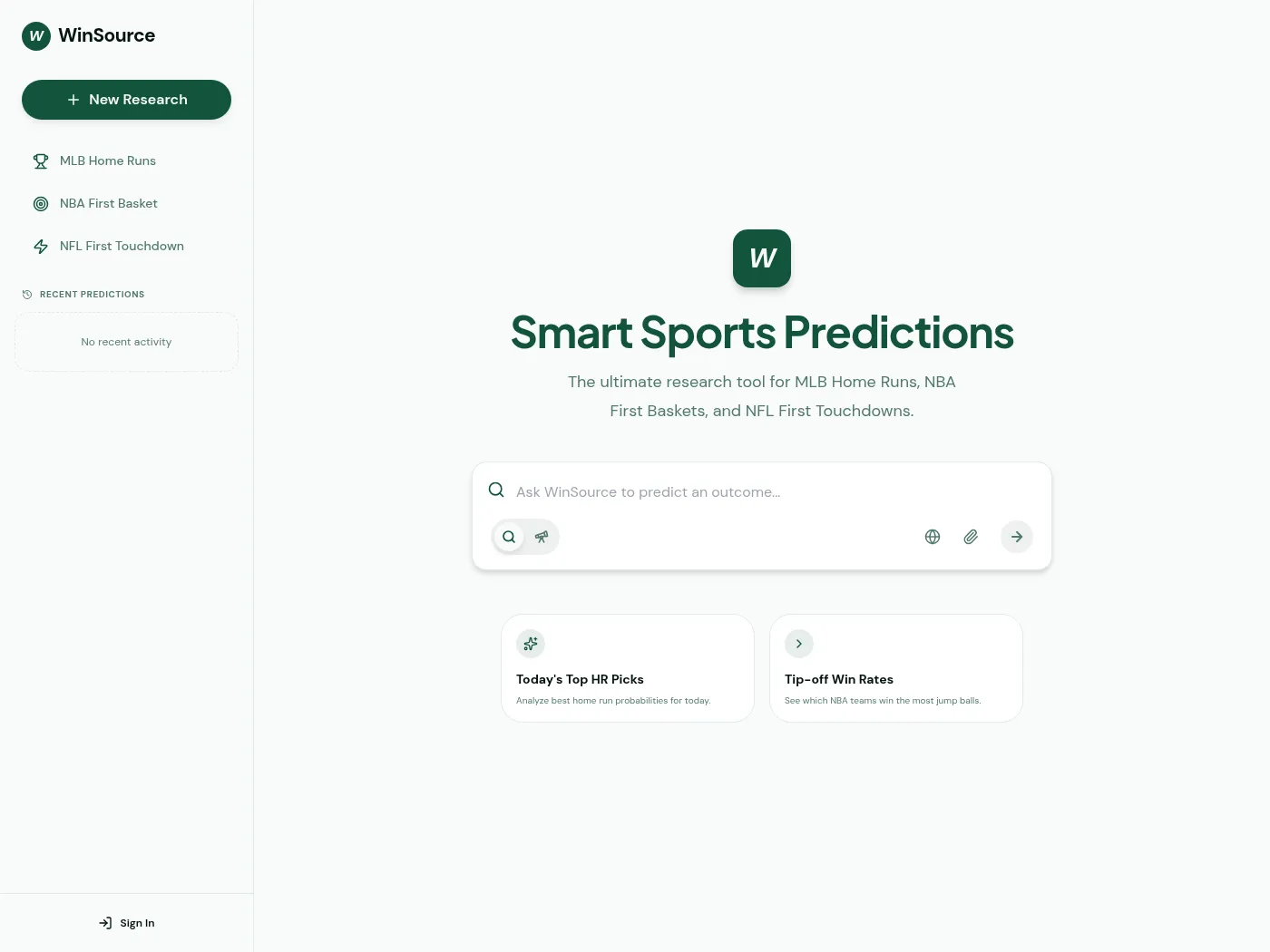 Sports Outcome Predictor