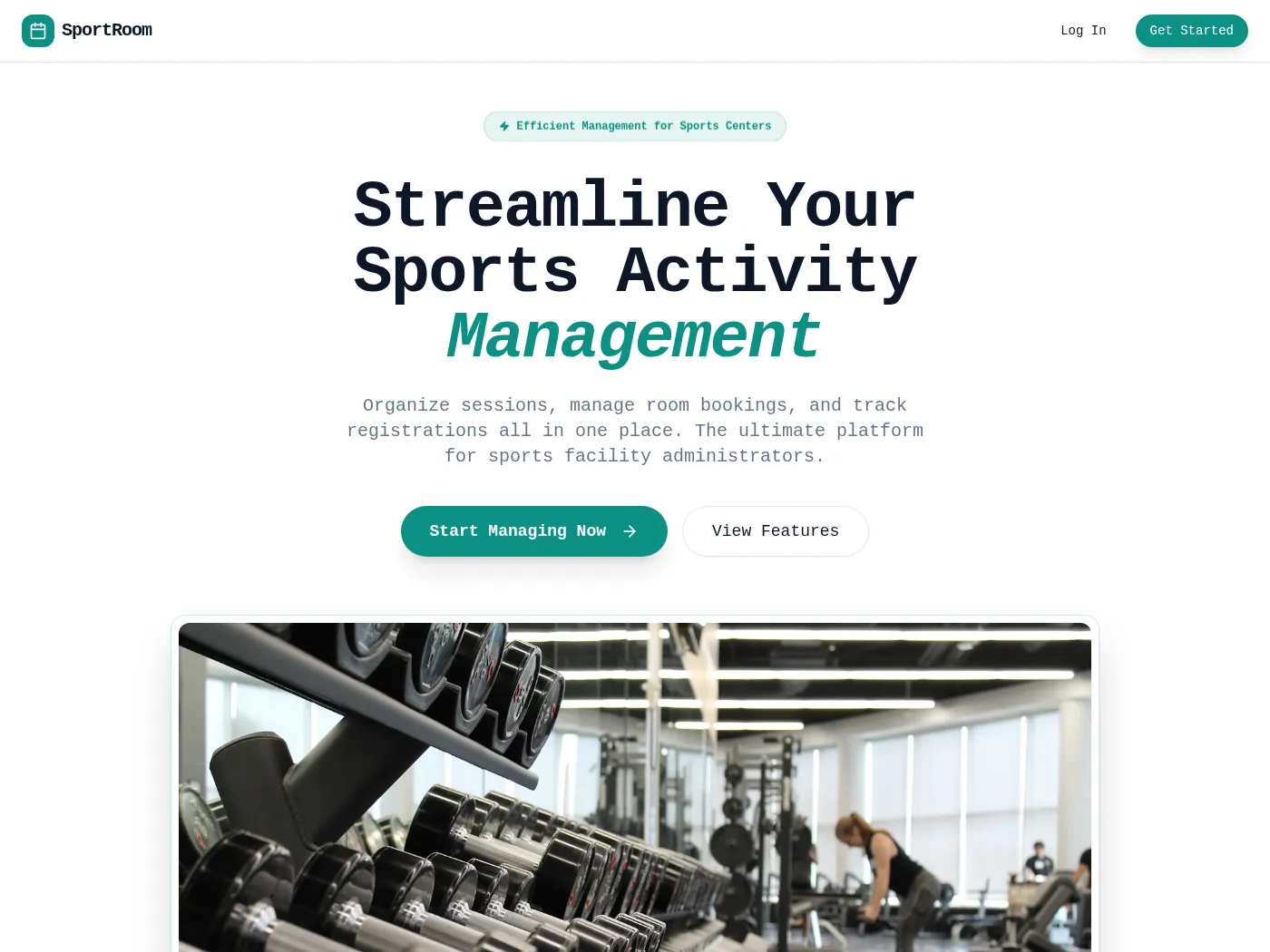 SportRoom Manager