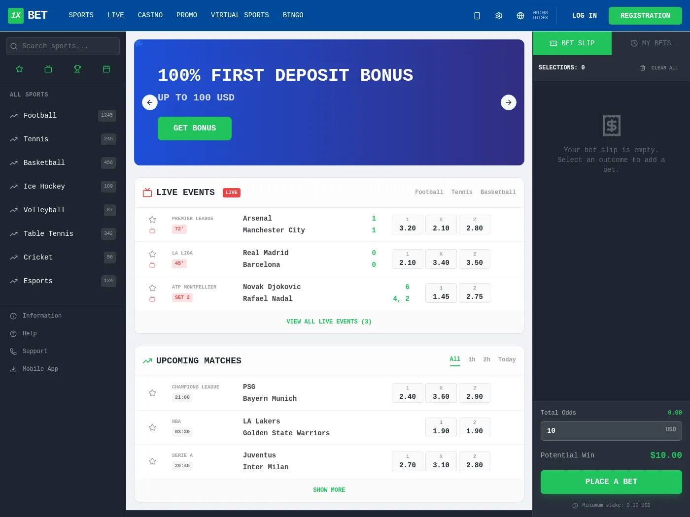 FastBet Sportsbook Clone