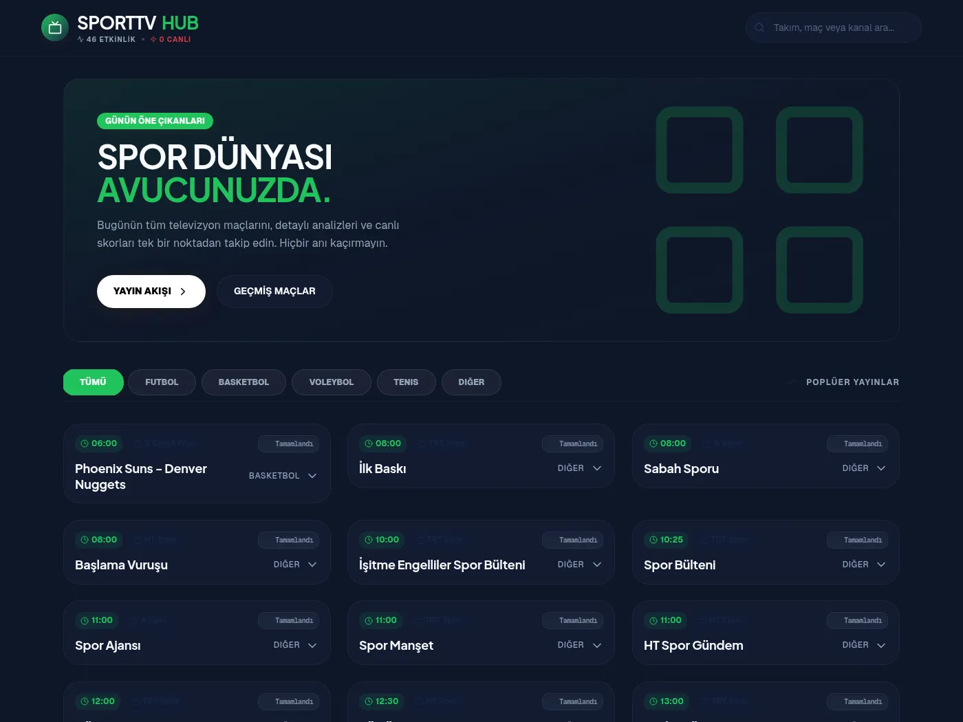 SportTV Daily Hub