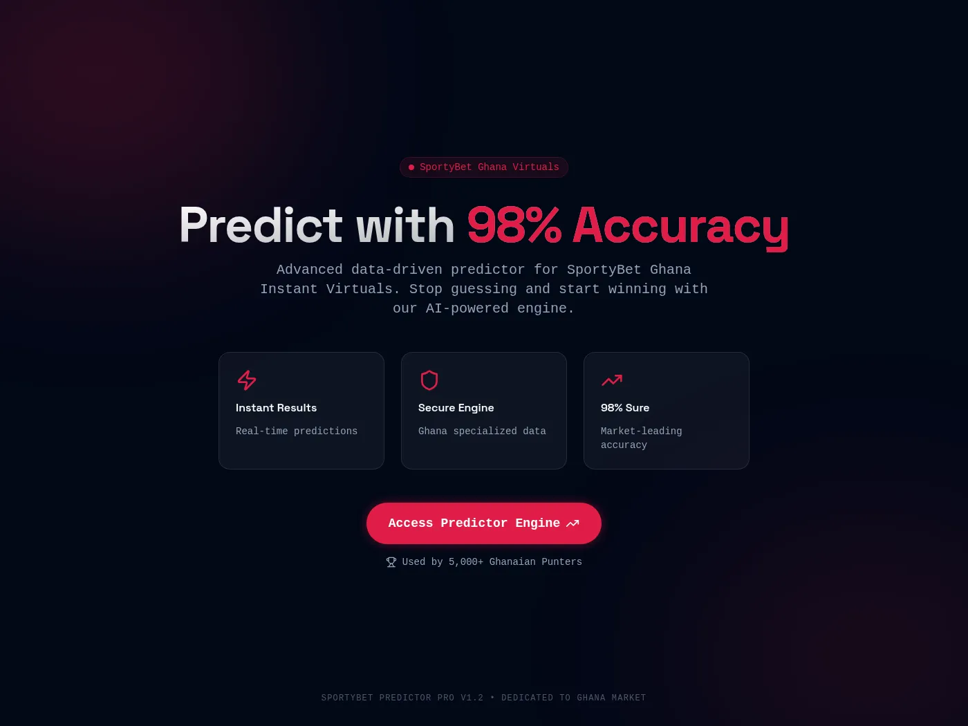 SportyBet Predictor Pro