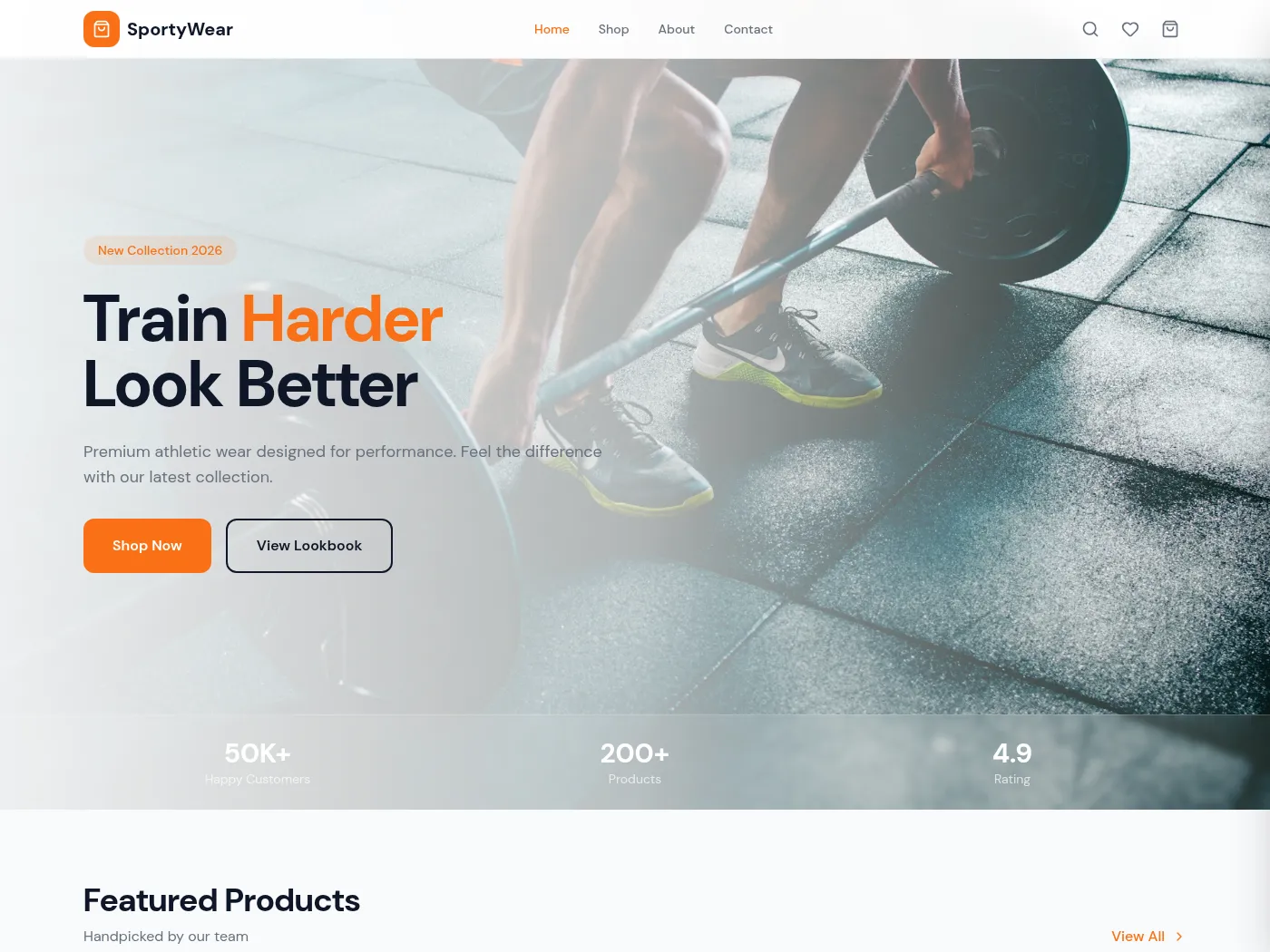 SportyWear Shop