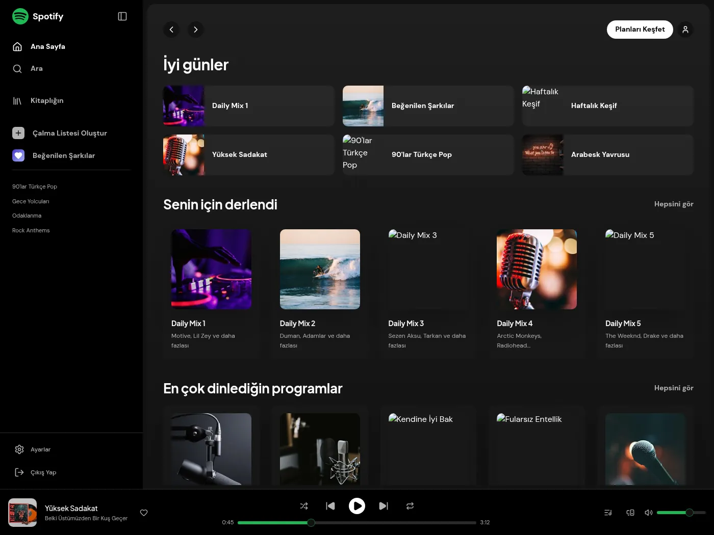Spotify Clone