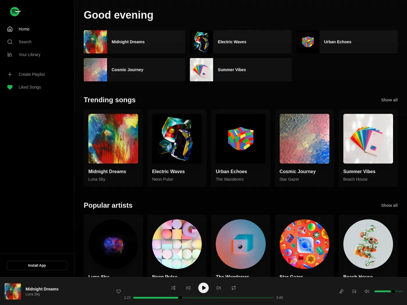 Spotify Clone