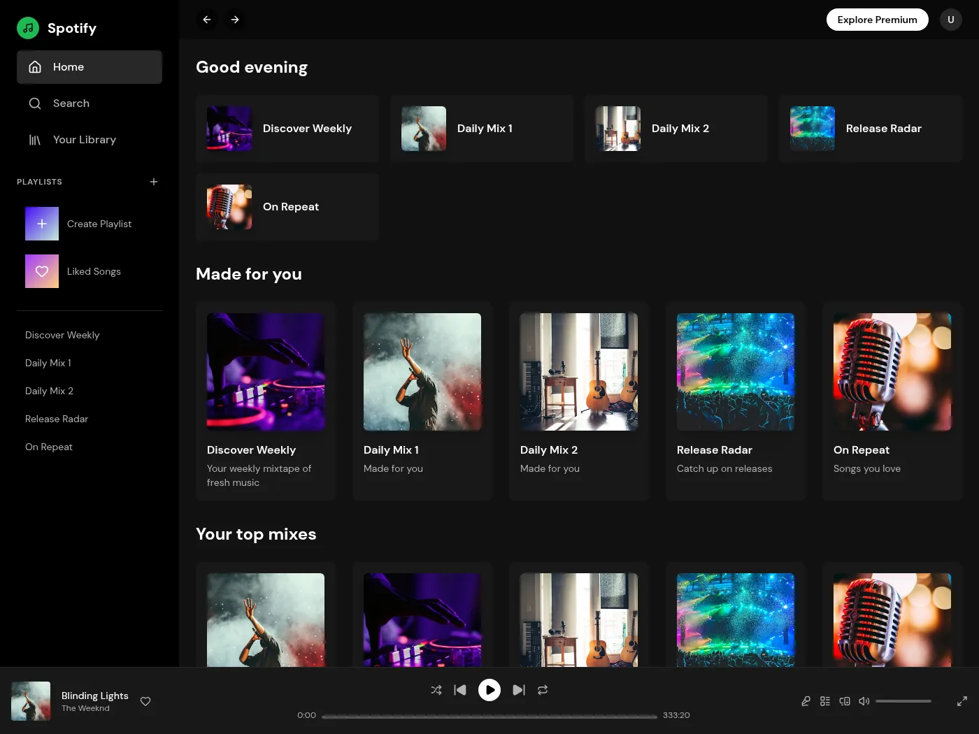 Spotify Clone