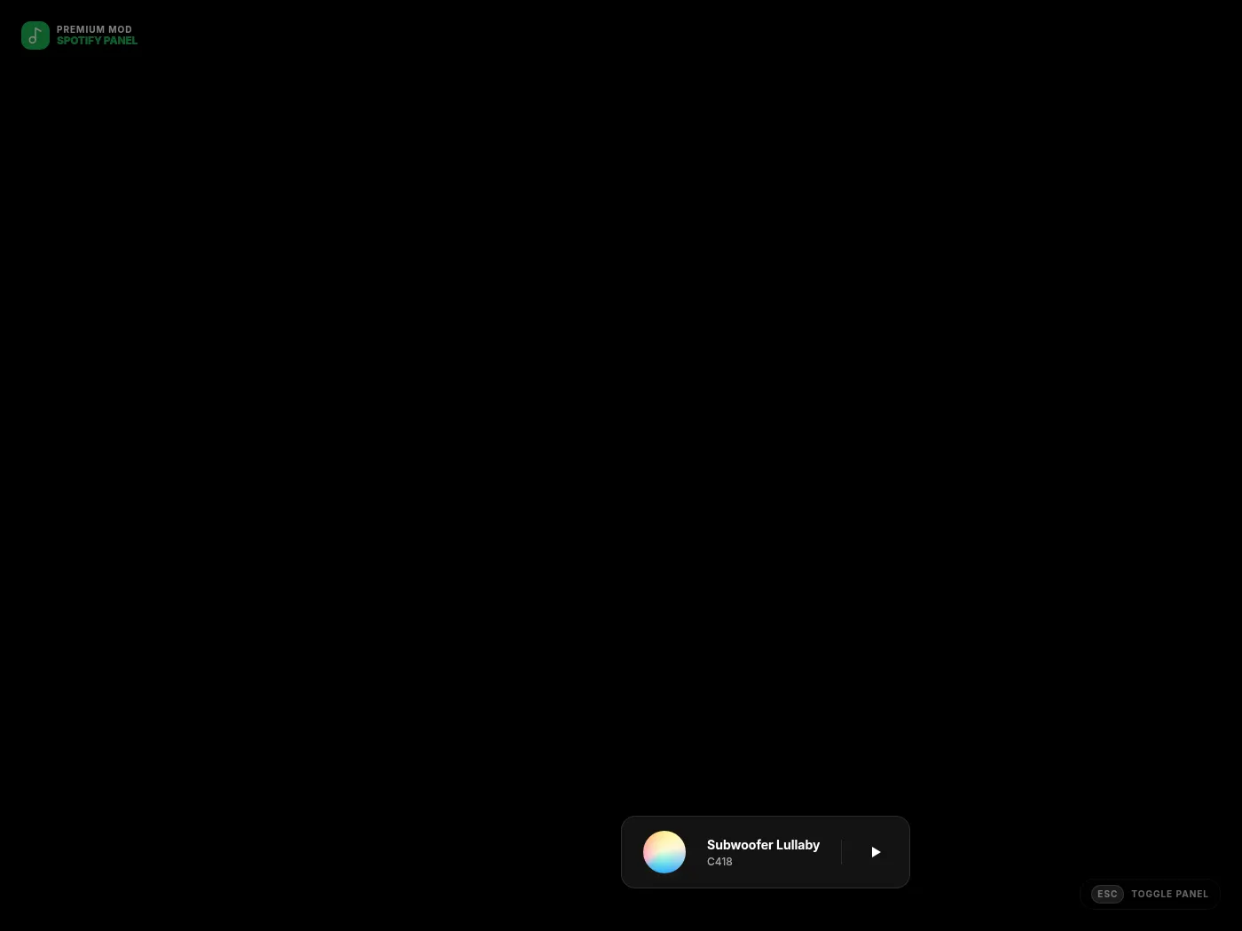 Spotify Music Panel Mod