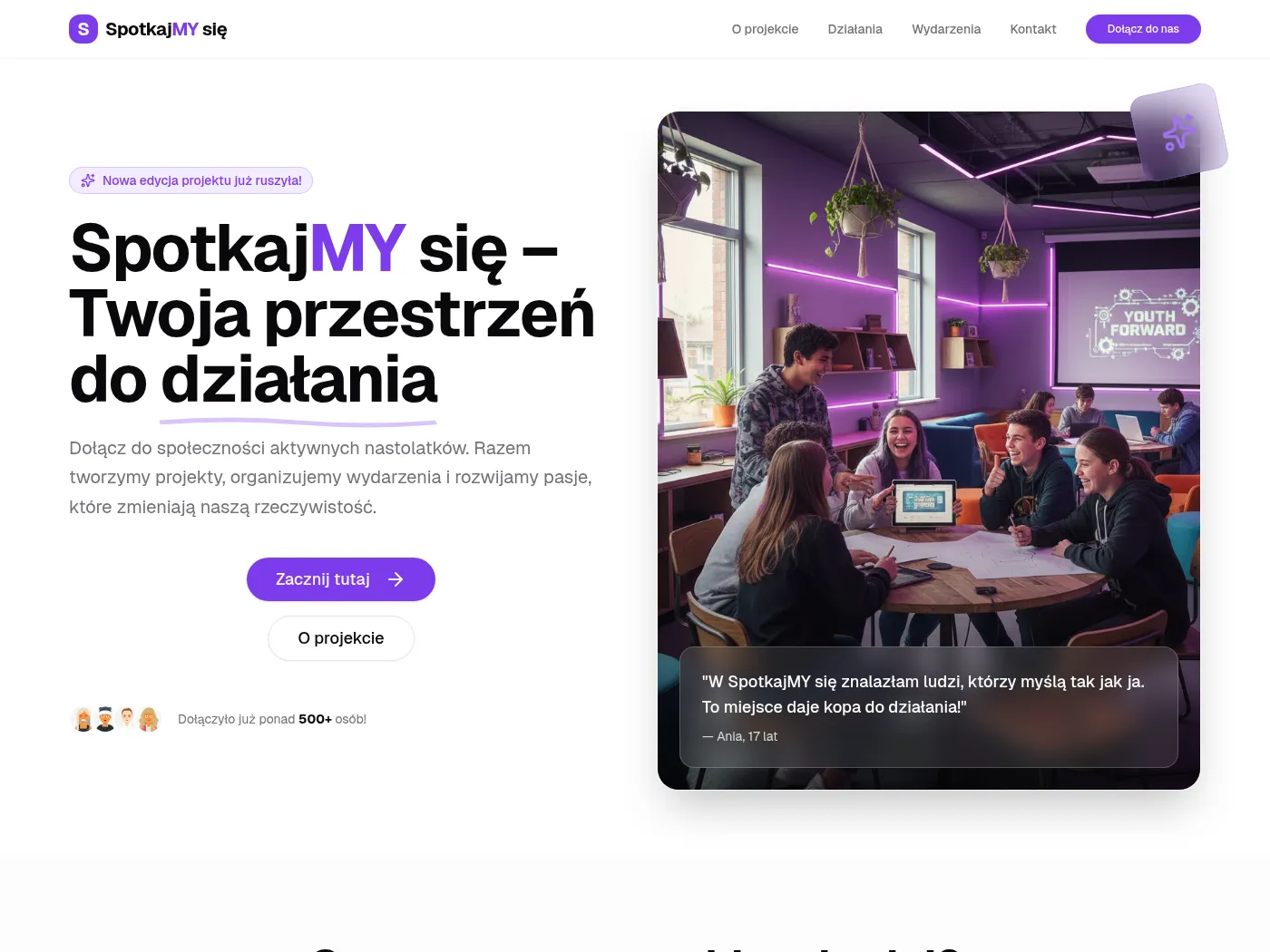 SpotkajMY się Youth Site