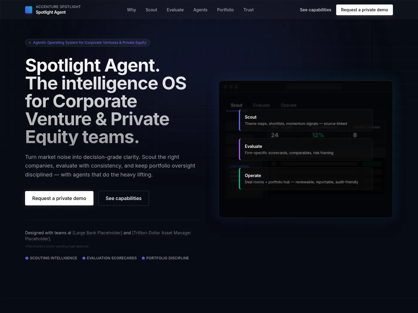 Spotlight Agent Landing